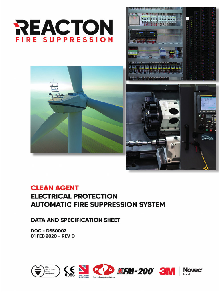 DOC-DSS0002 (Clean Agent Data & Specification Sheet) Rev.D | Download ...