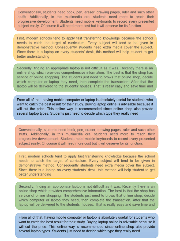 Rebuilt The Jumble Text Given Into A Good Analytical Exposition Text ...