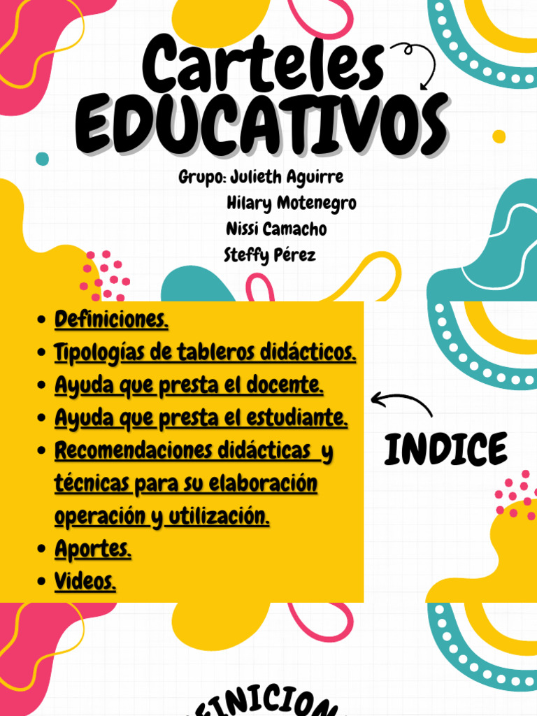 1.7 Cartel Educativo - 2024 | PDF | Póster | Aprendizaje