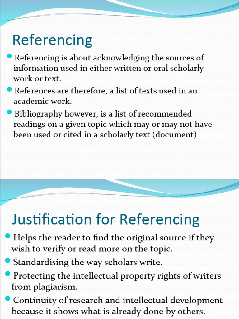 FINAL Referencing, critical thinking, Oral skills | PDF | Note ...