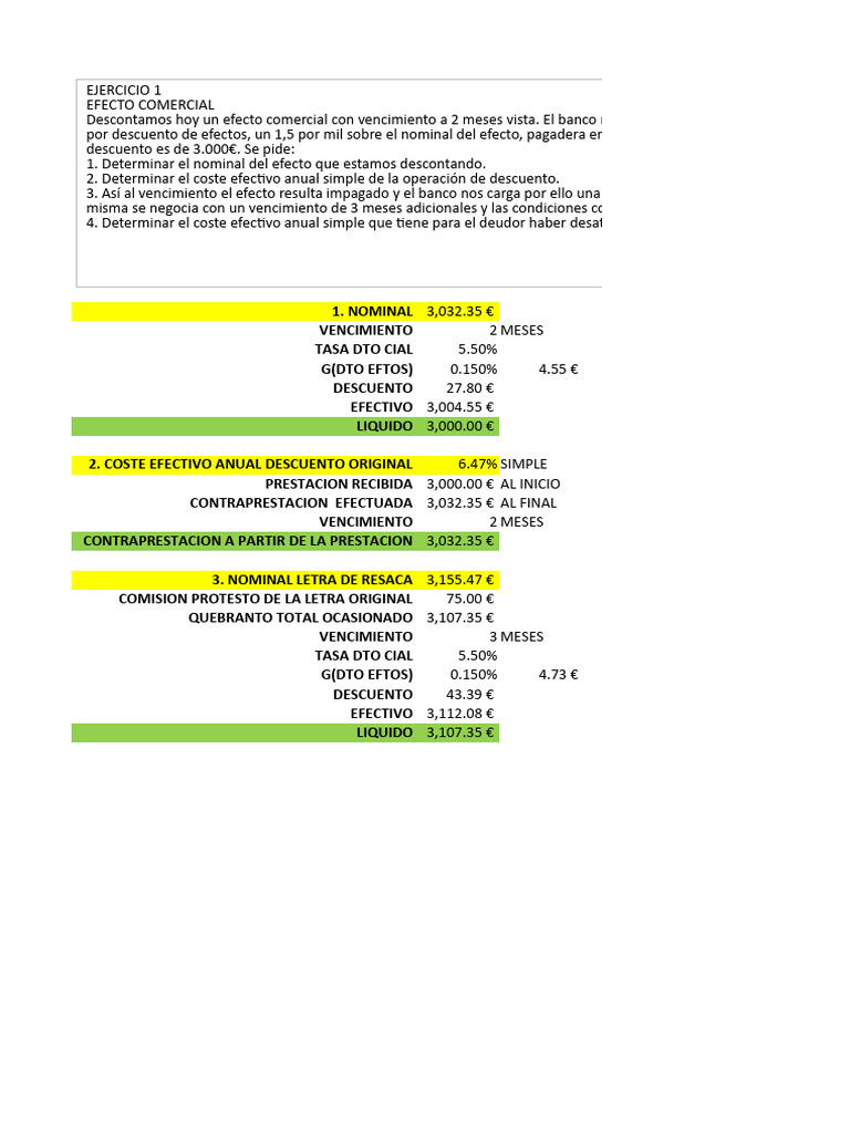 Resolucion Prueba Parcial 1 Matfinsp | PDF | Bancos | Dinero