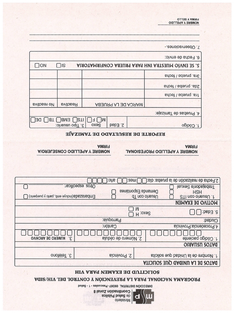 Hoja de Consentimiento Vih | PDF