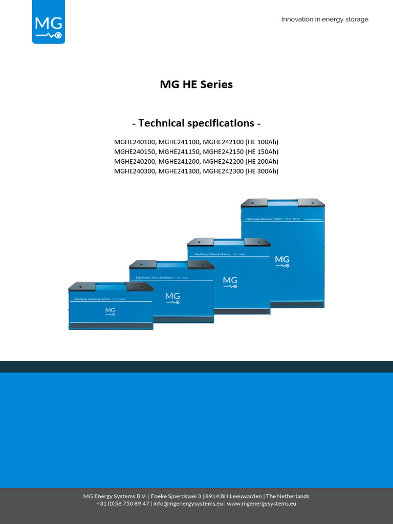 HE Technical Specification EN Web | PDF | Fuse (Electrical) | Electricity