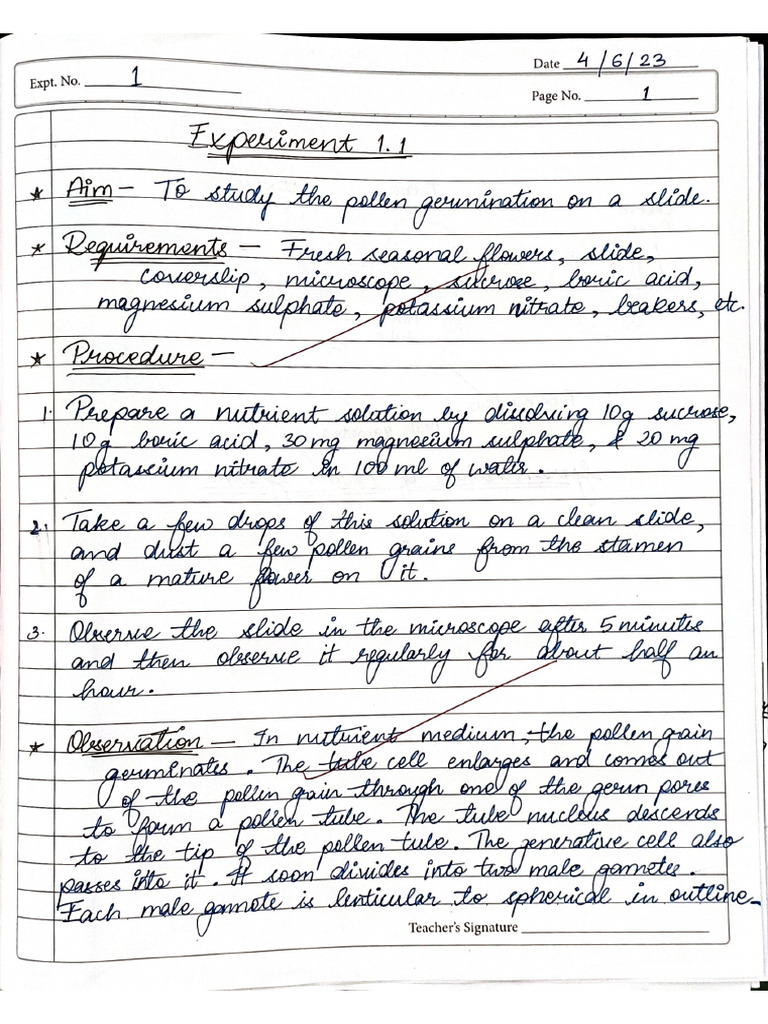 Bio Lab Manual | PDF