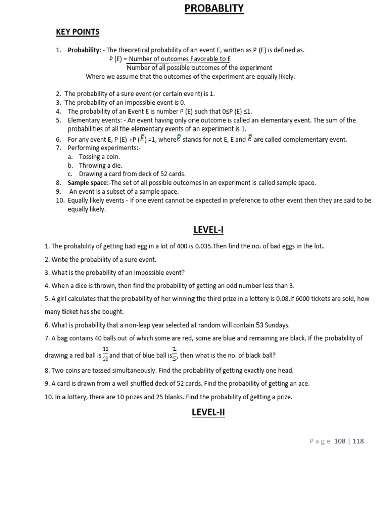 Probability Assignment Overview | PDF | Probability | Mathematics