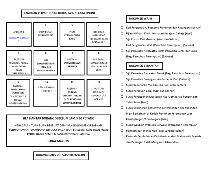 Panduan Permohonan Bno | PDF