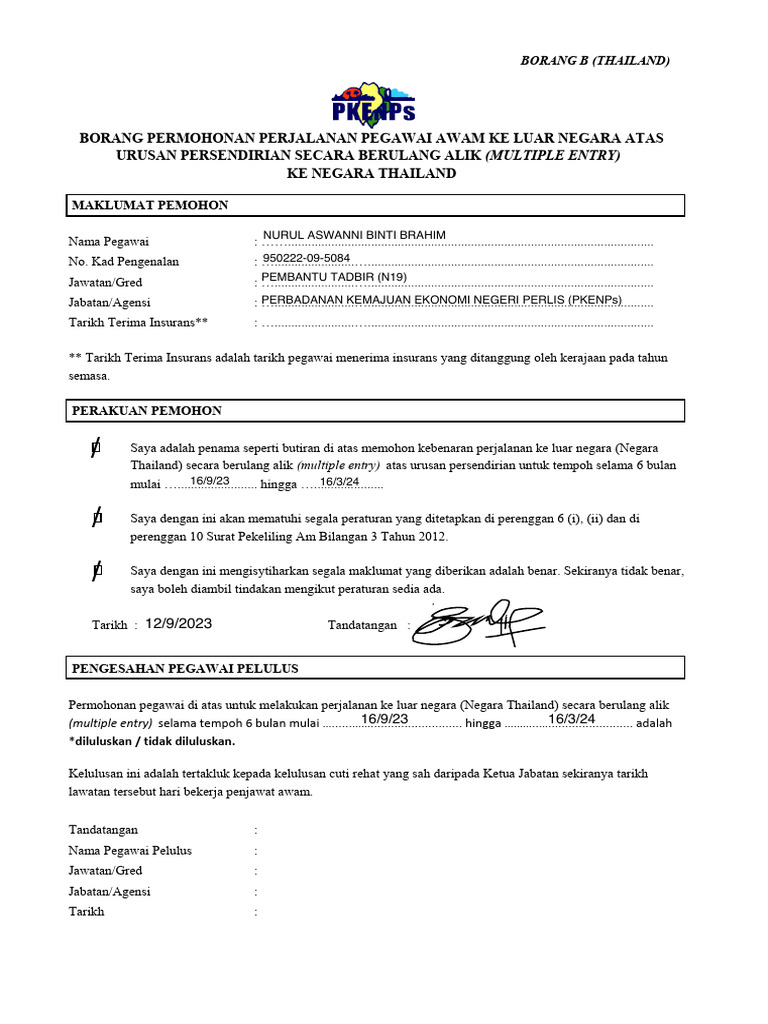 Borang B 3 Pdf
