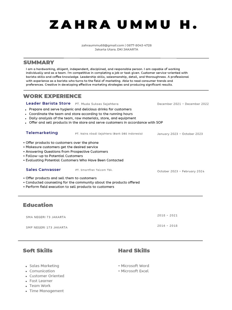 CV Maret2024 | PDF | Business Economics | Business