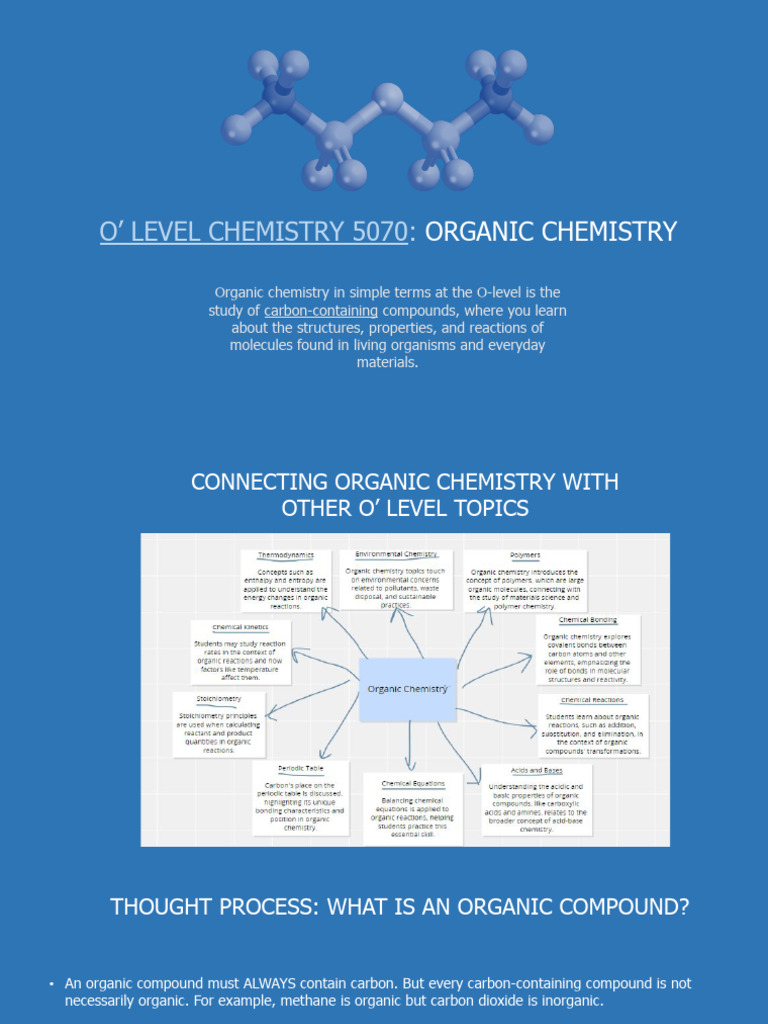 organic_chemistry.pptx | PDF | Organic Compounds | Polymerization
