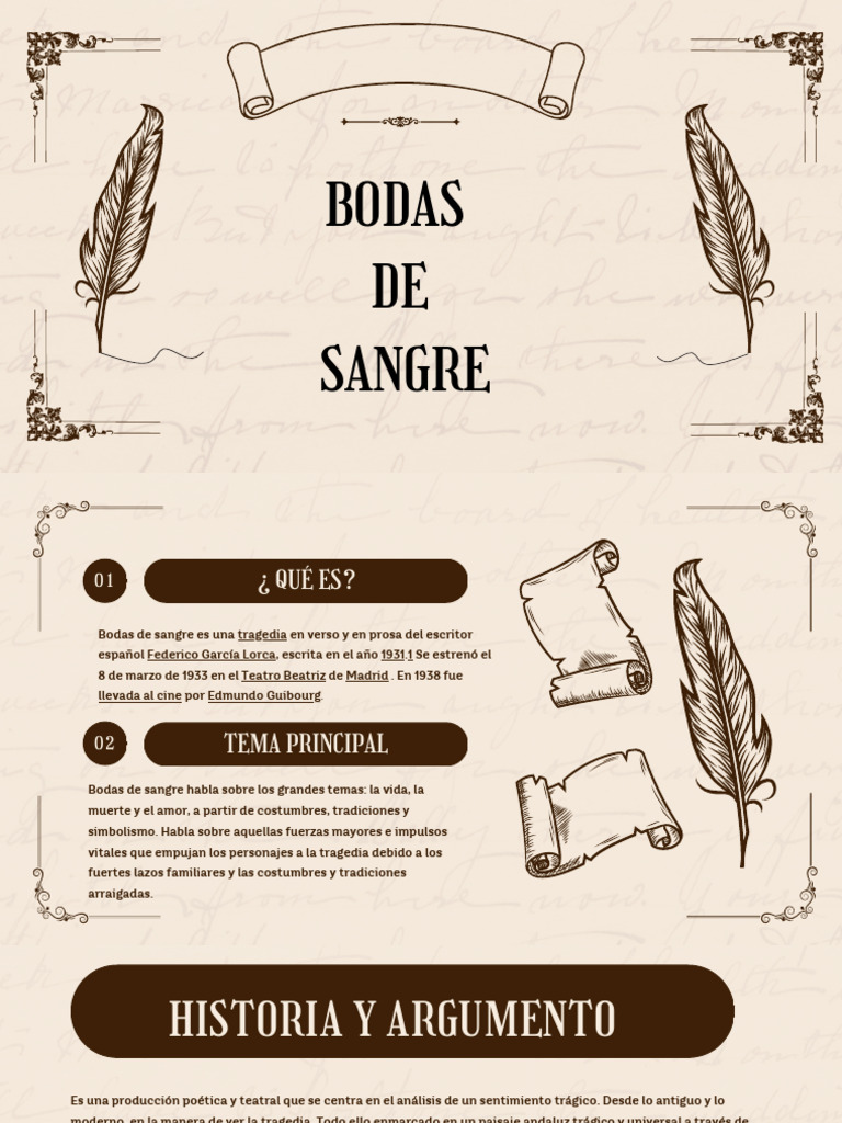 BODAS DE SANGRE | PDF