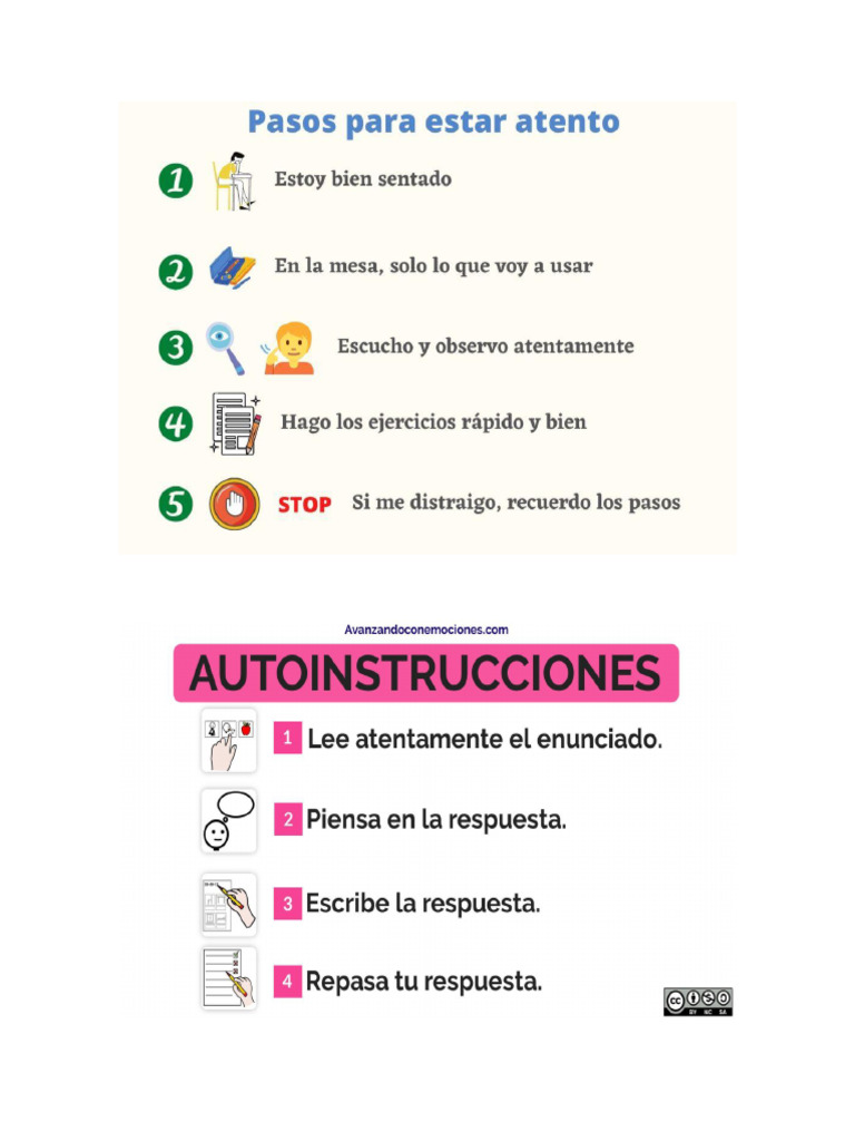 Autoinstrucciones | PDF