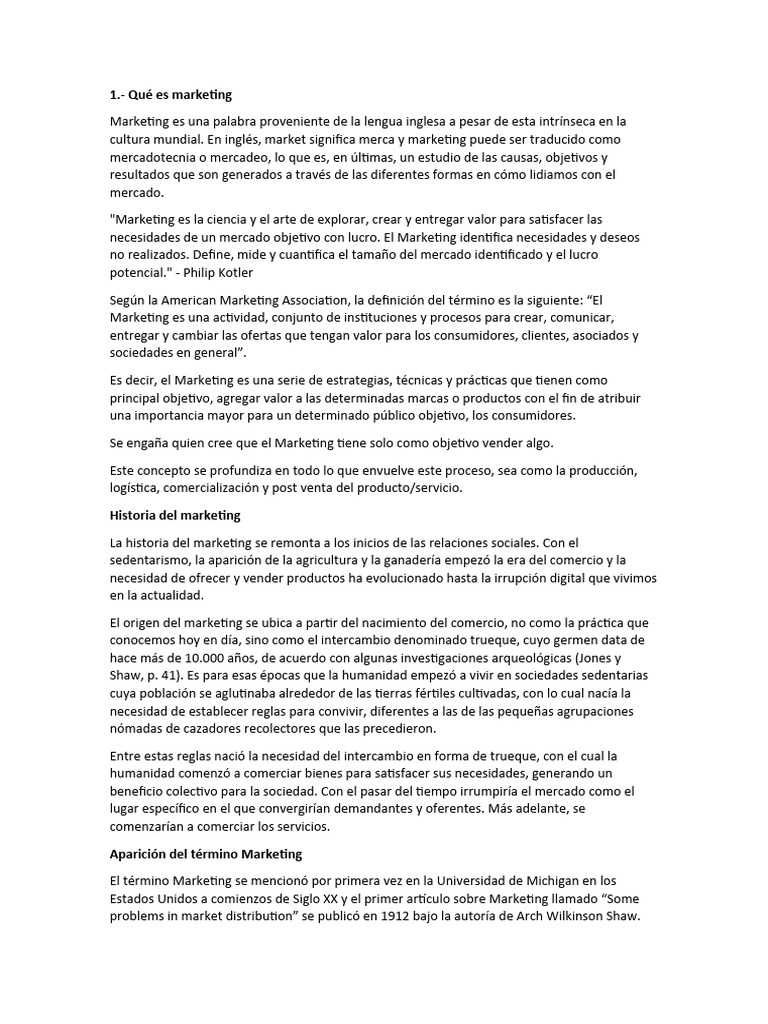 Marketing | PDF | Marketing | Business