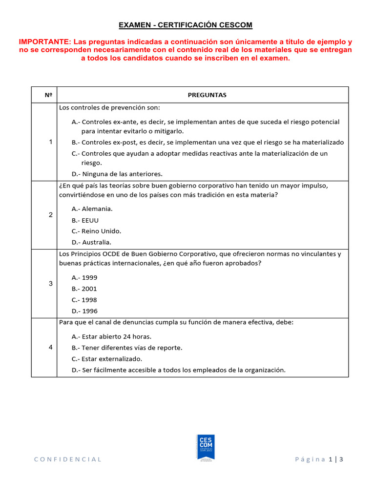 Examen-Tipo-CESCOM-1 | PDF