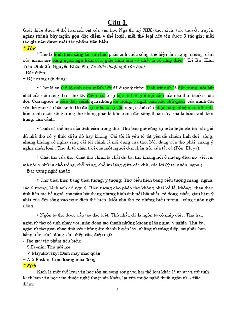 VH NGA (CHỐT 1) | PDF