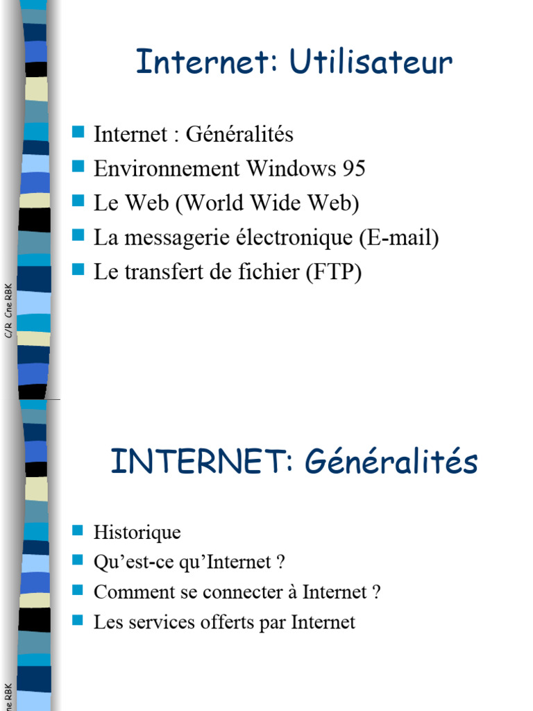 Cours Internet | PDF | l'Internet | Protocole de transfer de fichier