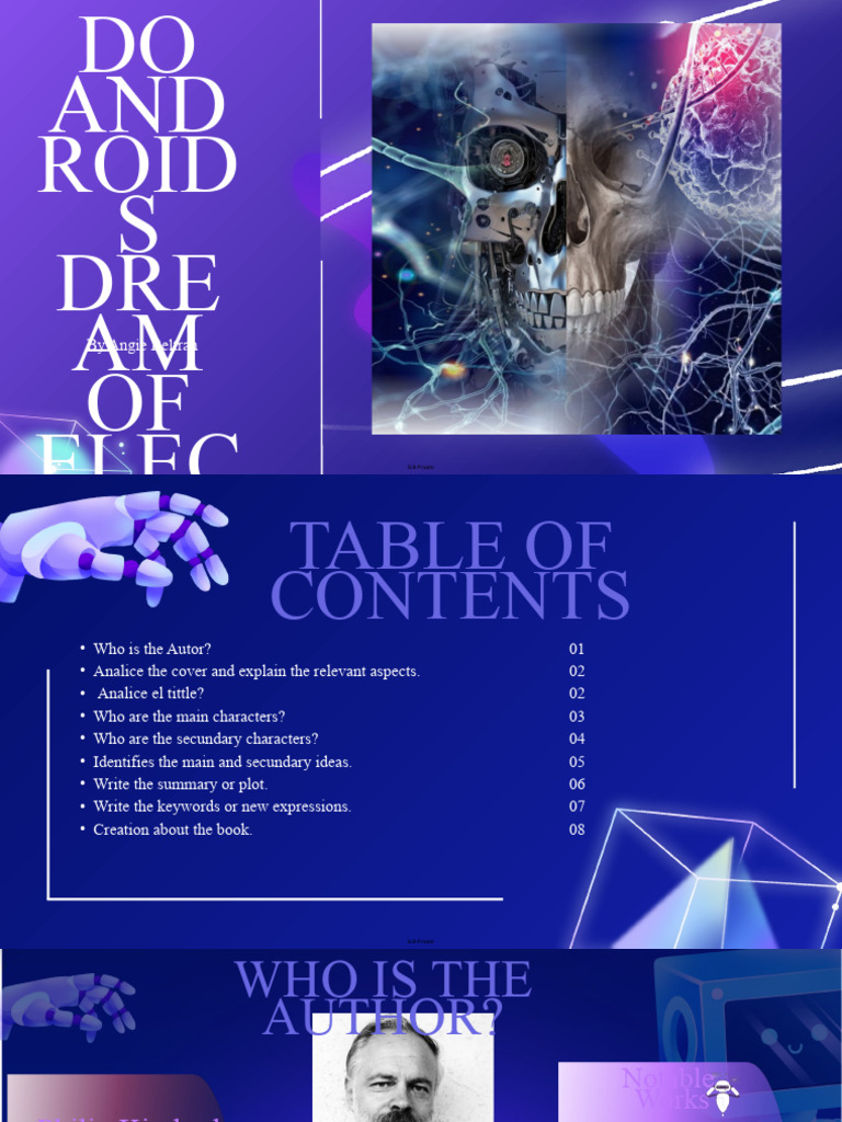 Blue Futuristic Illustrative Artificial Intelligence Project Presentation | PDF