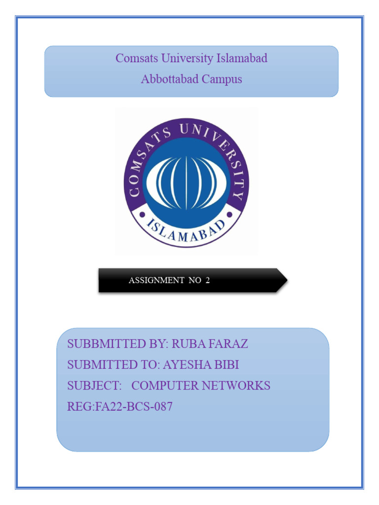 CN Ass 2 | PDF | Computer Network | Cloud Computing