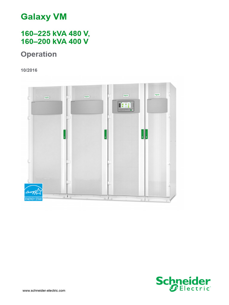 Operation Manual Galaxy VM | PDF | Power Inverter | I Pv6