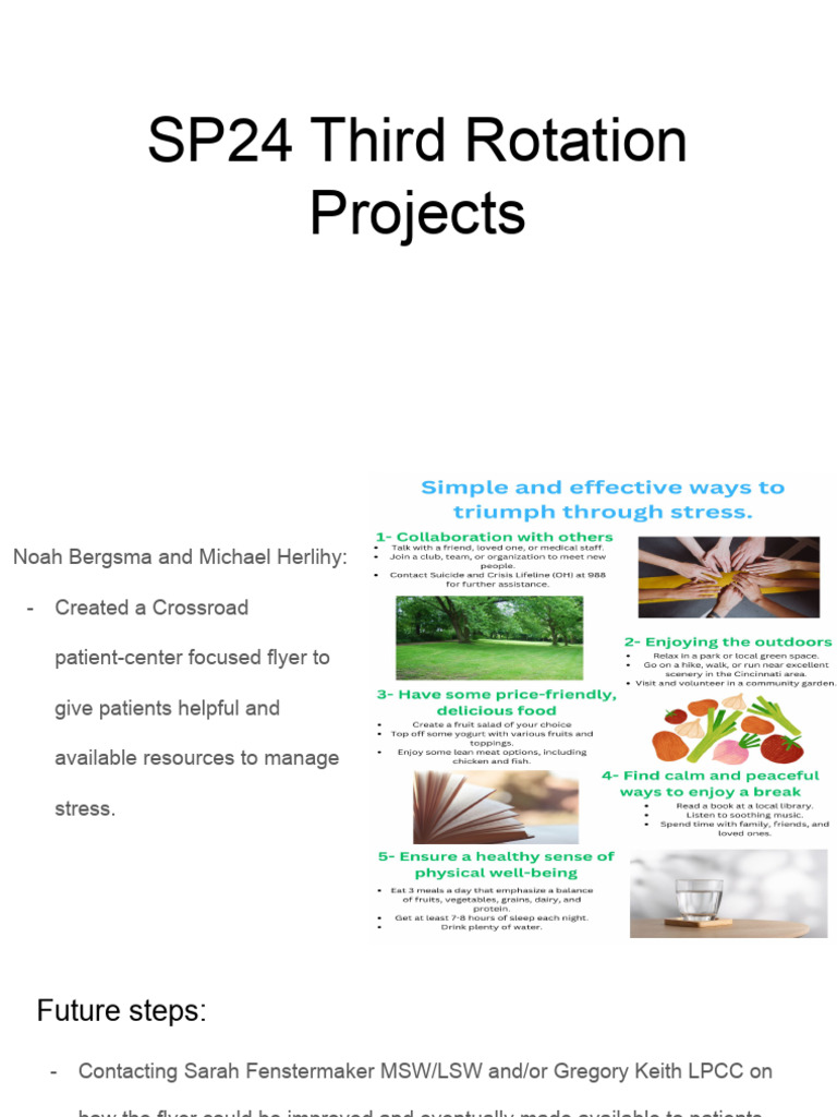 sp24 Third Rotation Projects | PDF | Cardiovascular Diseases | Heart