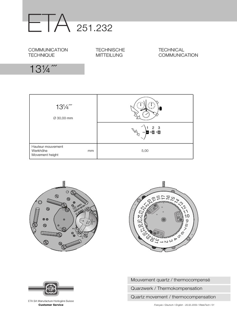 Eta 251.232 | PDF