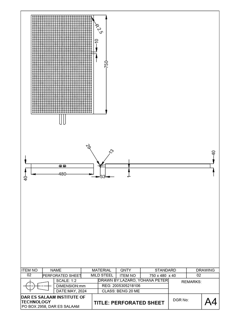 Perforated Sheet 2 | PDF
