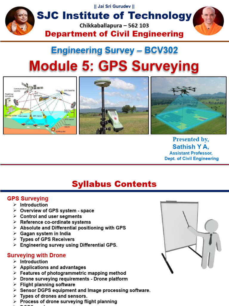 BCV302-ES - Module 5-GPS, DGPS, Drone Surveying Presentation | PDF | Global Positioning System ...