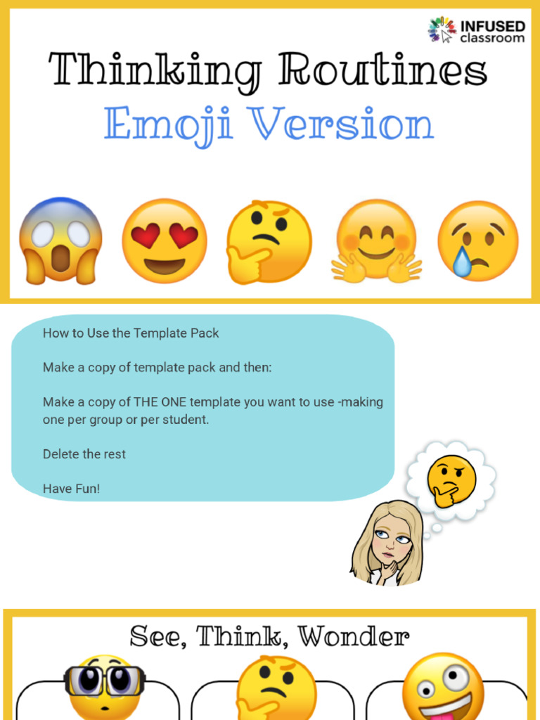 Thinking Routines Jamboard | PDF