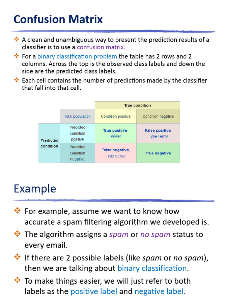 Understanding Confusion Matrix Metrics | PDF | Statistical ...