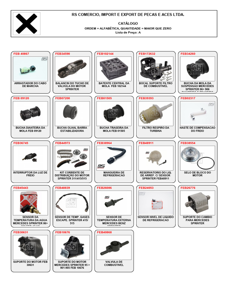 Catalogo - Febi Bilstein | PDF