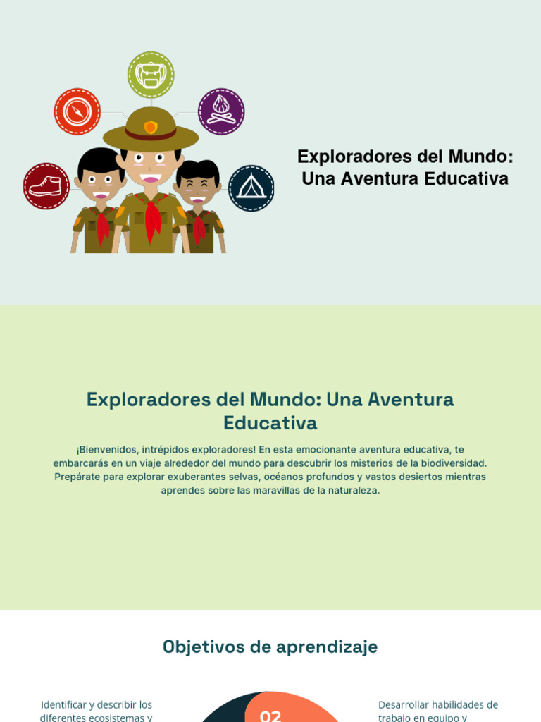 Objetos de Exploradores en Aventura Educativa | PDF | Aprendizaje