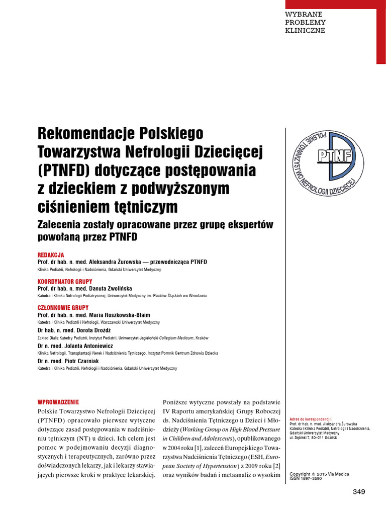 Zalecenia PTND NT | PDF