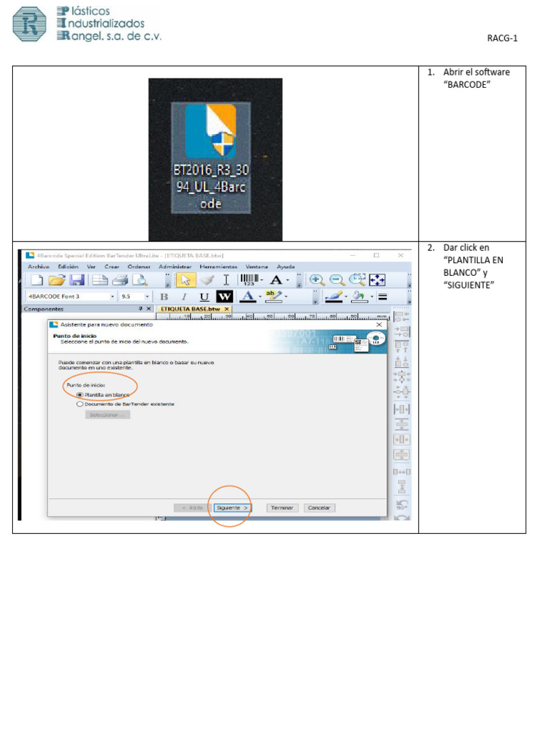 Guía para Crear Etiquetas en Barcode | PDF | Software | Informática