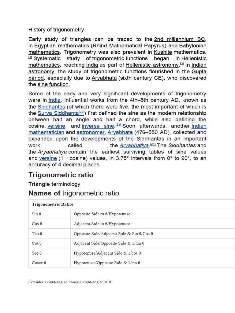 Trigonometry Icse Project | PDF | Trigonometric Functions | Trigonometry