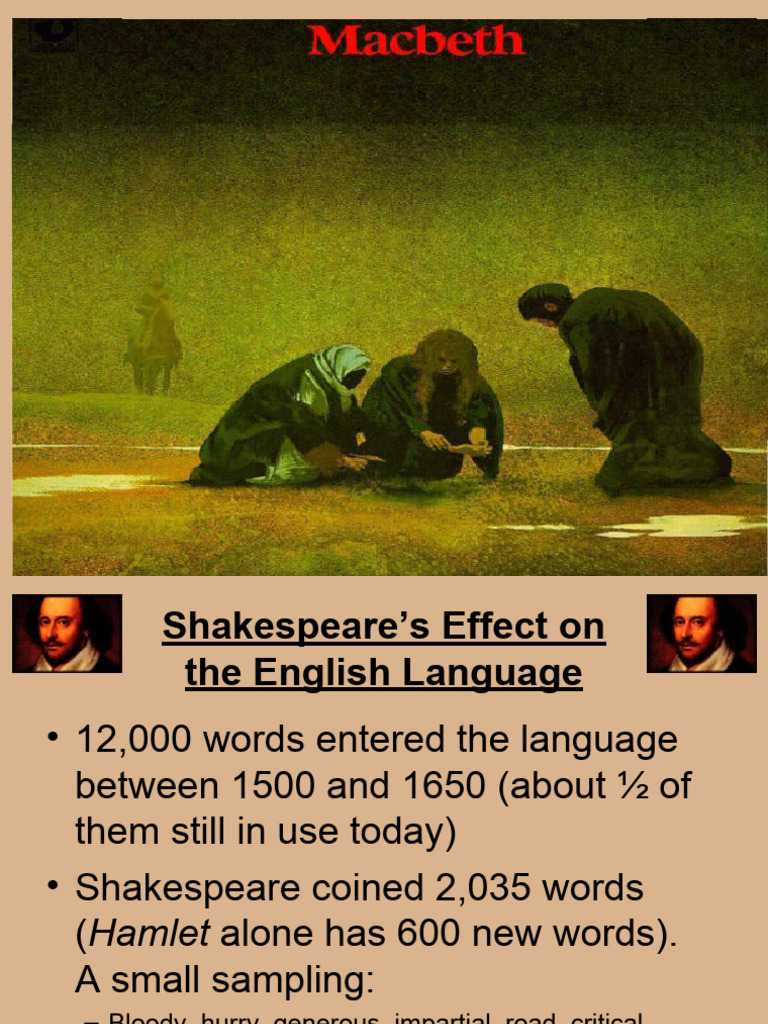 Shakespeare's Language and Writing Impact | PDF