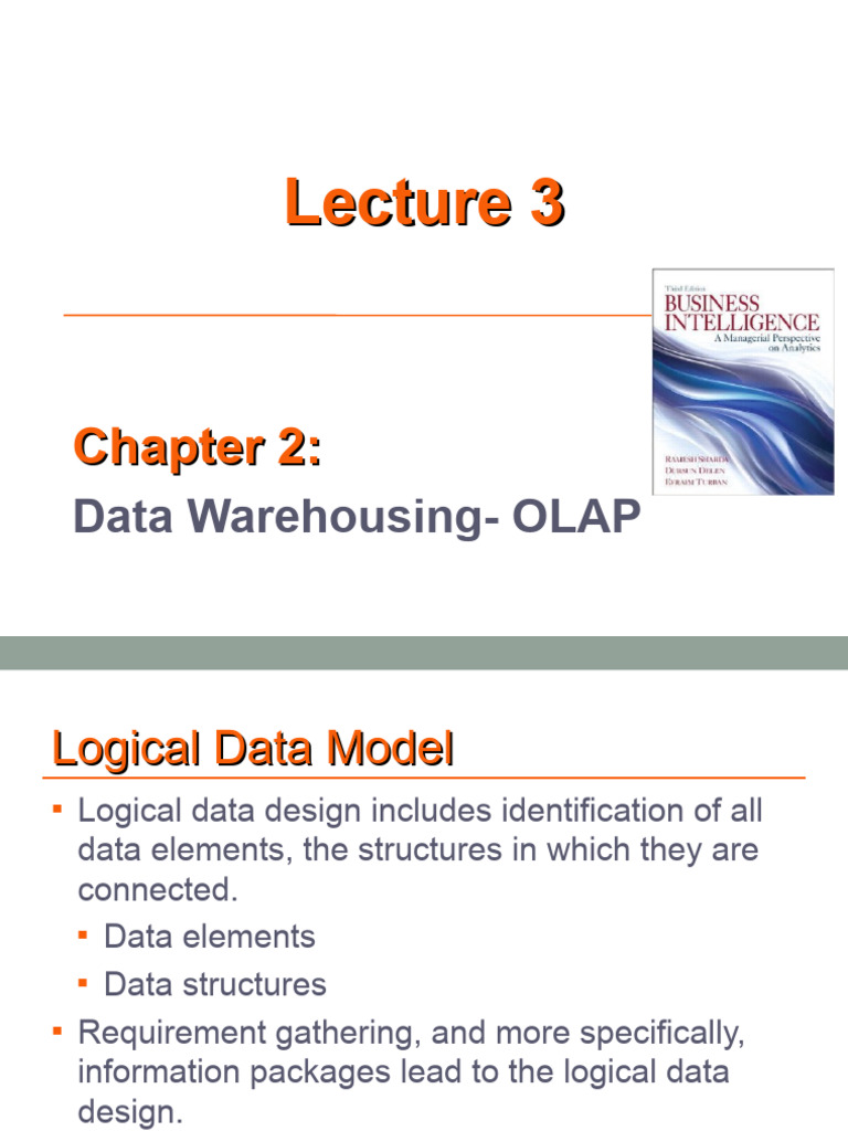 BI Lecture 3 - Data Warehousing - OLAP | PDF | Information Management | Computer Data