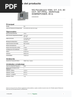 Ficha técnica Tablero NF304AB22S | PDF