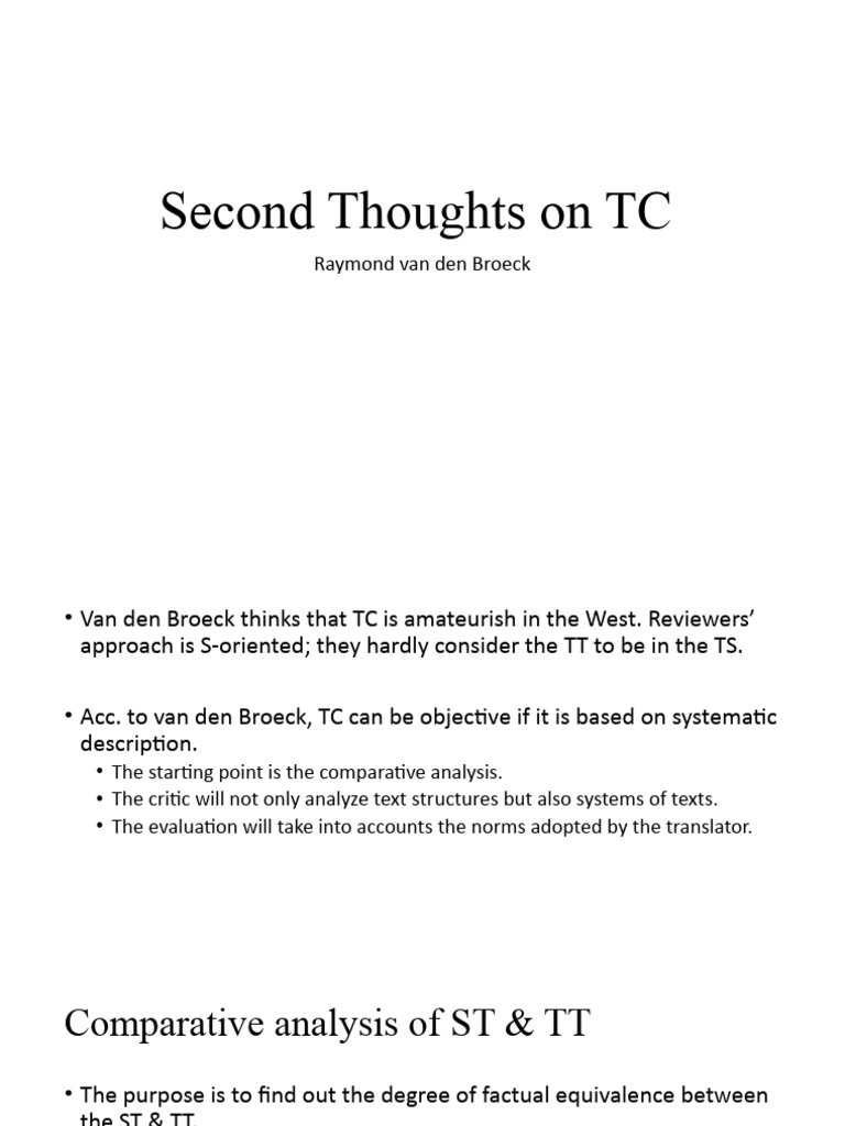 Analyzing Translation Criticism and Norms | PDF | Translations | Cognition