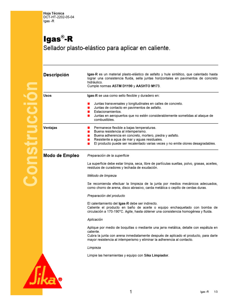 Igas R | PDF | Hormigón | Agua