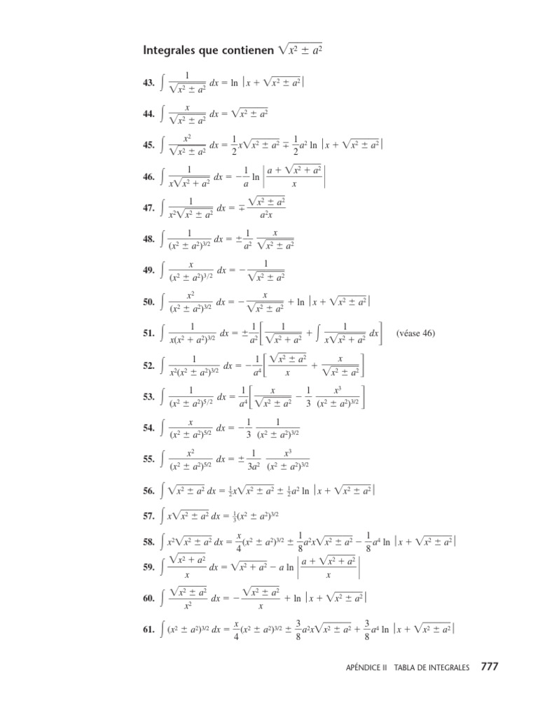 Integrales Avanzadas Matemáticas | PDF
