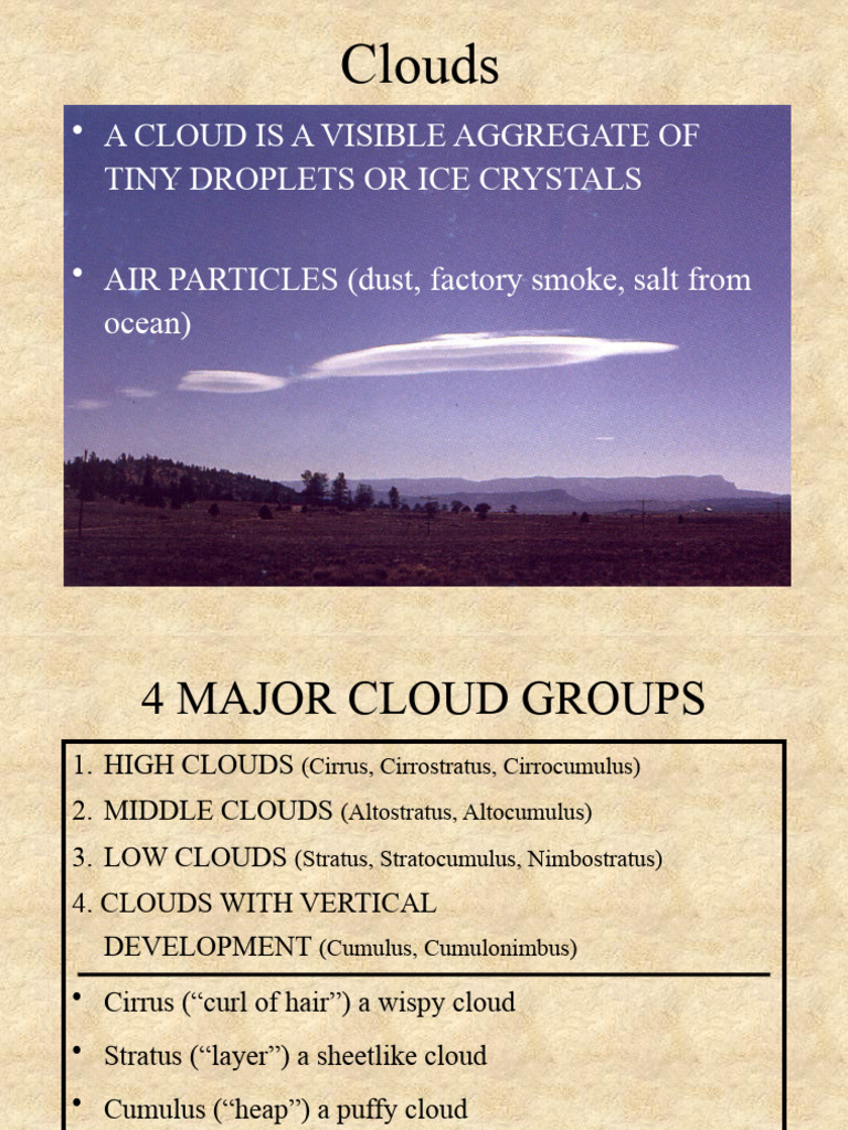 Clouds Geography | PDF