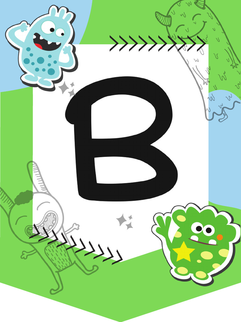 Cartel BIENVENIDOS Monstruos | PDF