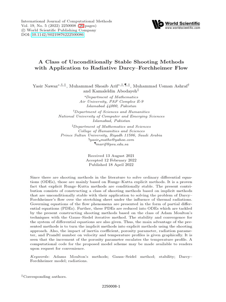 Ijcm Shooting Methods | PDF | Carbon Nanotube | Ordinary Differential ... Ijcm Shooting Methods | PDF | Carbon Nanotube | Ordinary Differential ...