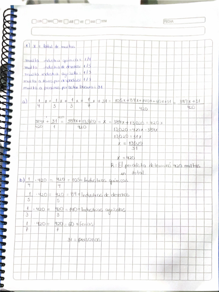 Prueba de Mate 3 Parte 2 | PDF