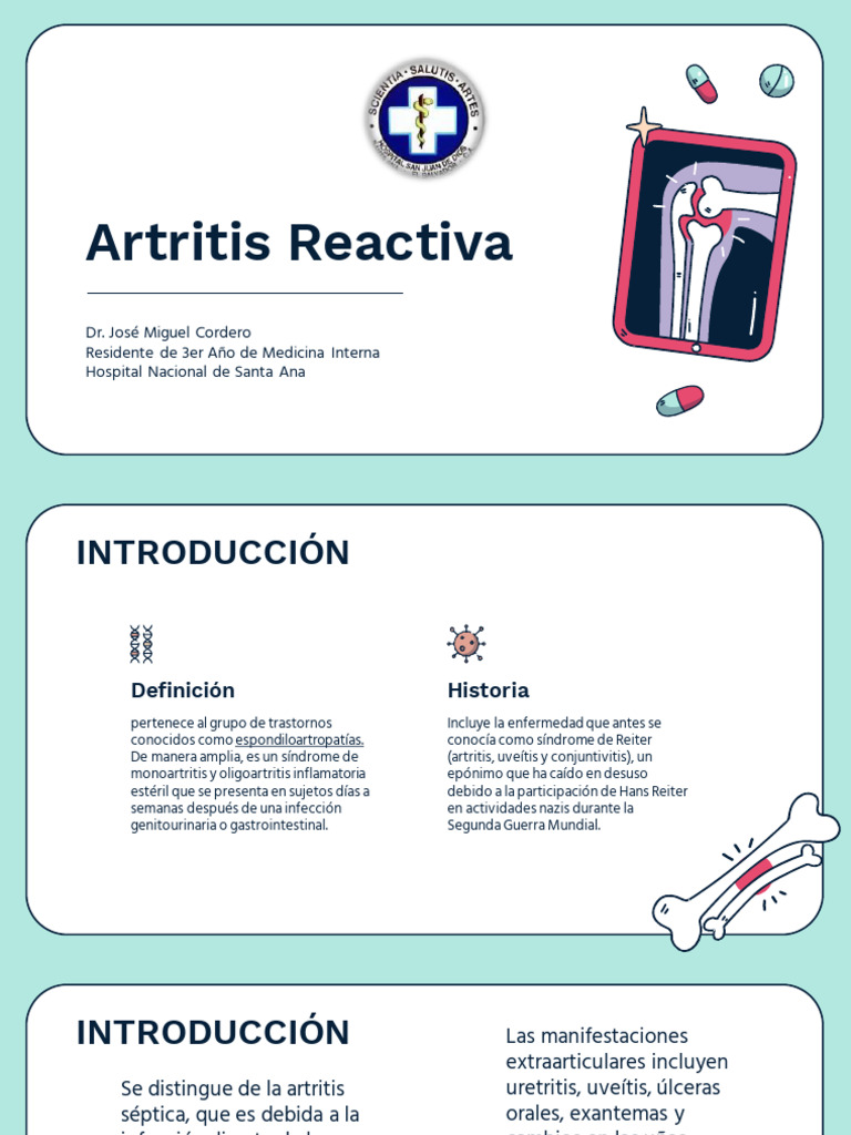 Artritis Reactiva | Descargar gratis PDF | Enfermedades y trastornos | Especialidades Medicas