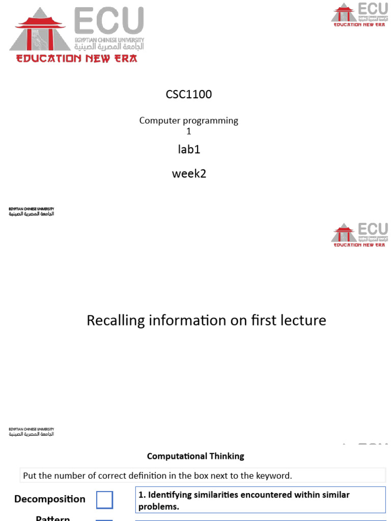 Lab 1 | Download Free PDF | Computing | Computer Programming