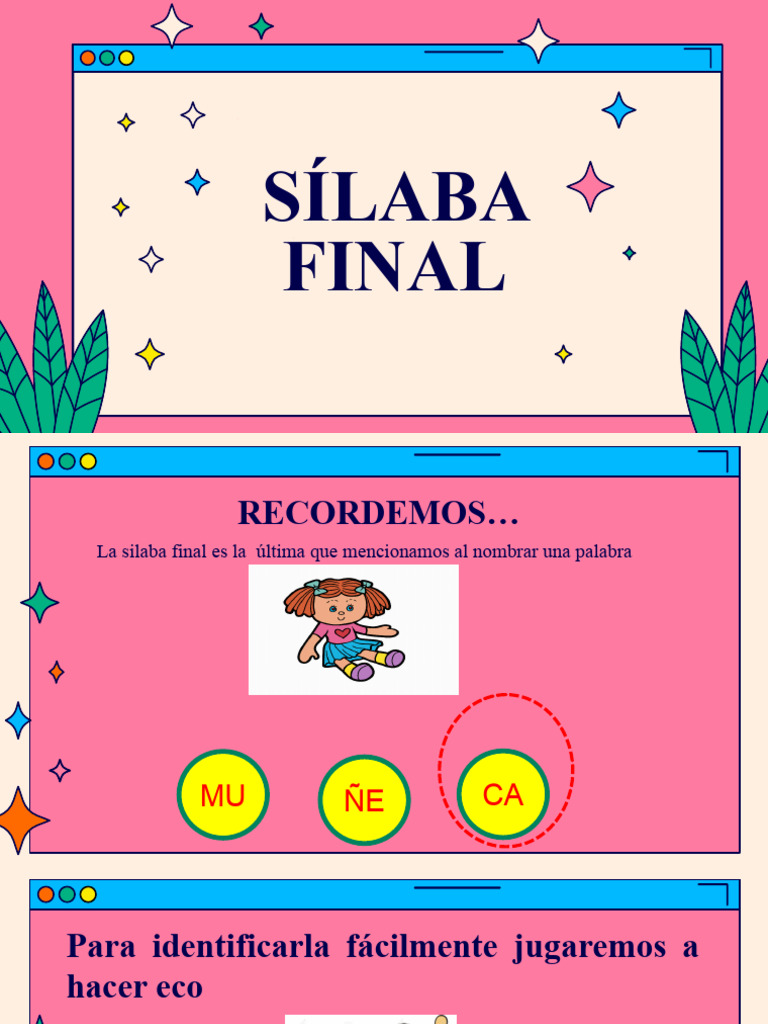 Silaba Final Rimas | PDF