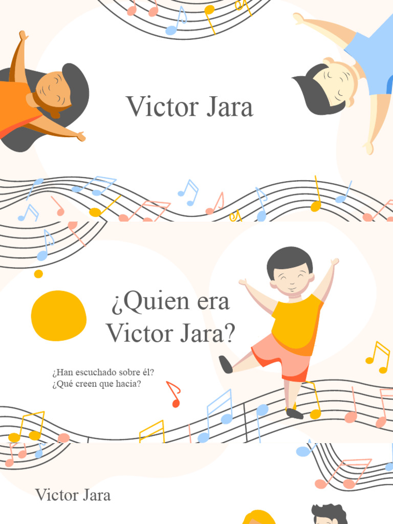 Biografía de Víctor Jara para Niños | PDF | Arte | Poesía