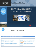 UN CPTM 2025 Training Guidance | PDF | Peacekeeping | Learning