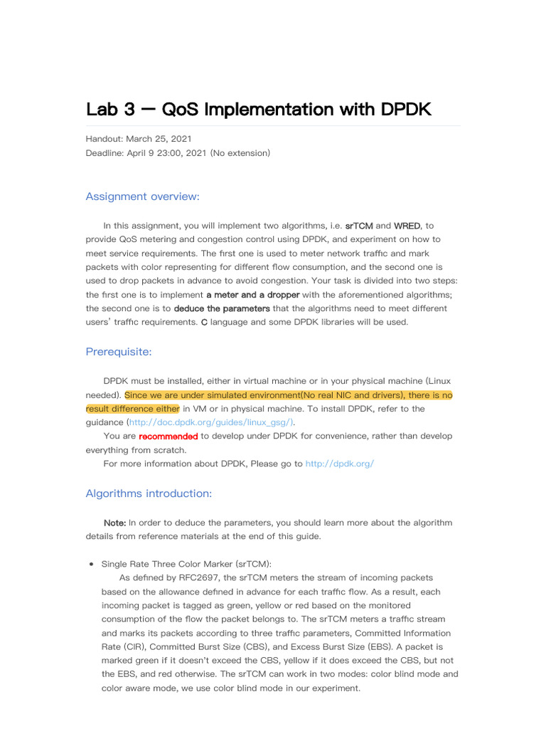Networking QoS Lab for Students | PDF | Computer Engineering | Computing