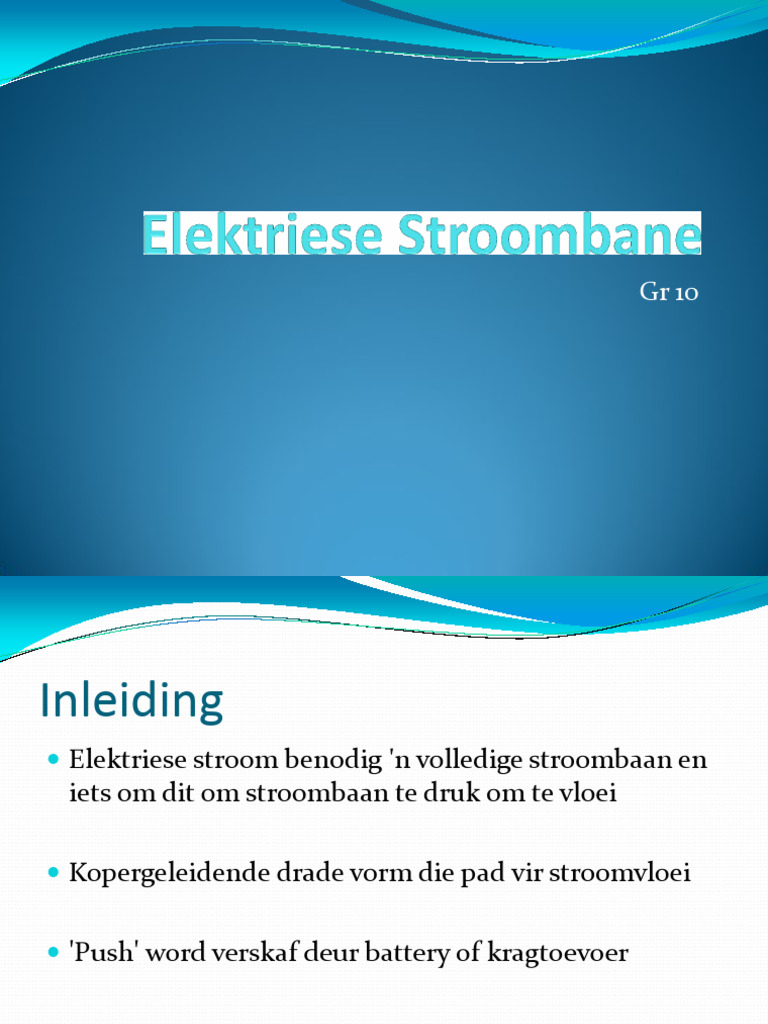 Elelktriese Stroombane | PDF